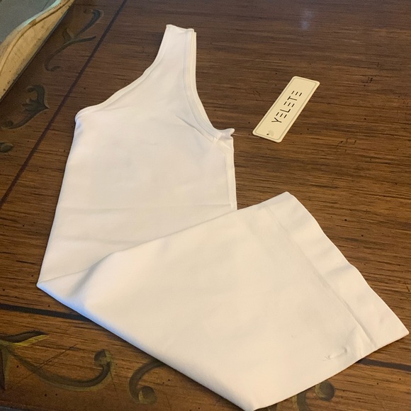 Yelete | Tops | Reversible White Shapewear Tank Top | Poshmark